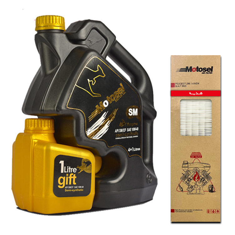 قیمت و خرید روغن موتور KANGAROO 10W-40 SM موتوسل همراه با هدیه (فیلتر هوا موتوسل مدل 206 SD ...